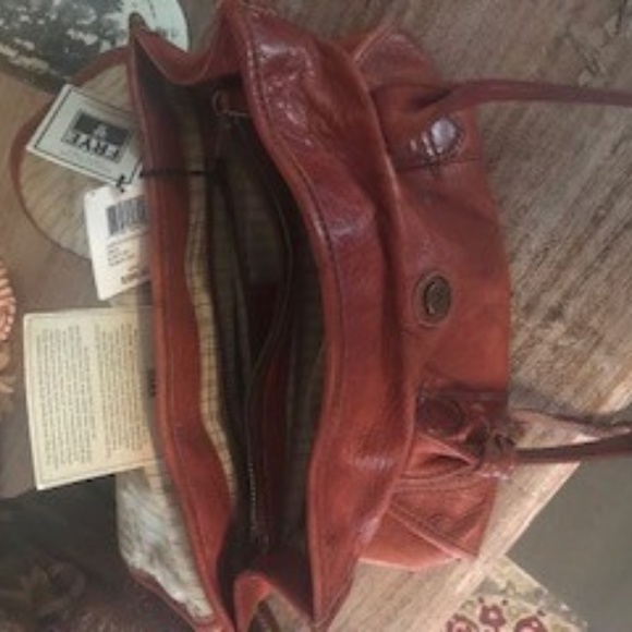 Frye | Bags | Frye Campus Satchel Burnt Red | Poshmark